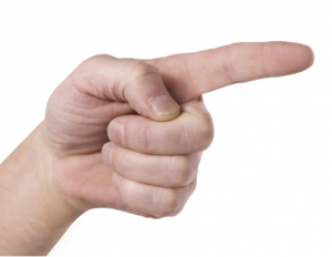 Three Fingers Pointing Back at You | Here's the Joy